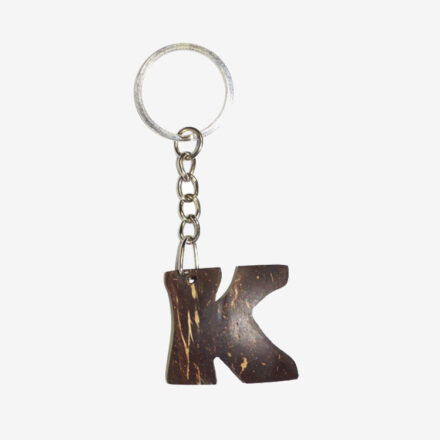 Coconut Shell Key Tag Design 35 – eKade.lk